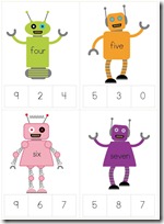 Robot Preschool Pack ~ Preschool Printables